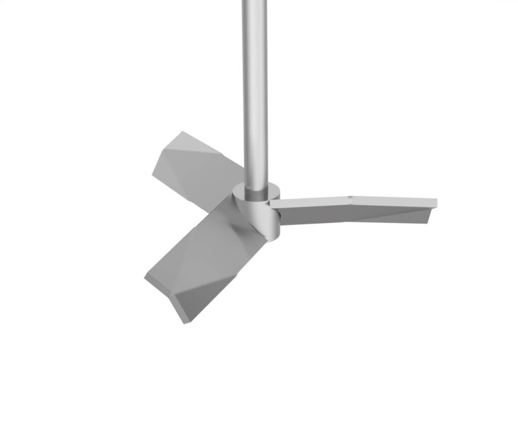 1 HP Electric Gear Drive, Plate Mount Mixer | IMC Mixers