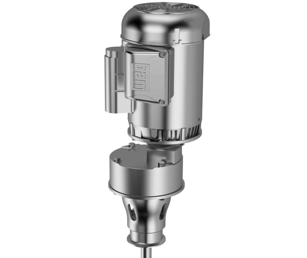 3" Tri-Clamp® Mount, 1/2 HP Electric Gear Drive Sanitary SS Mixer | IMC ...