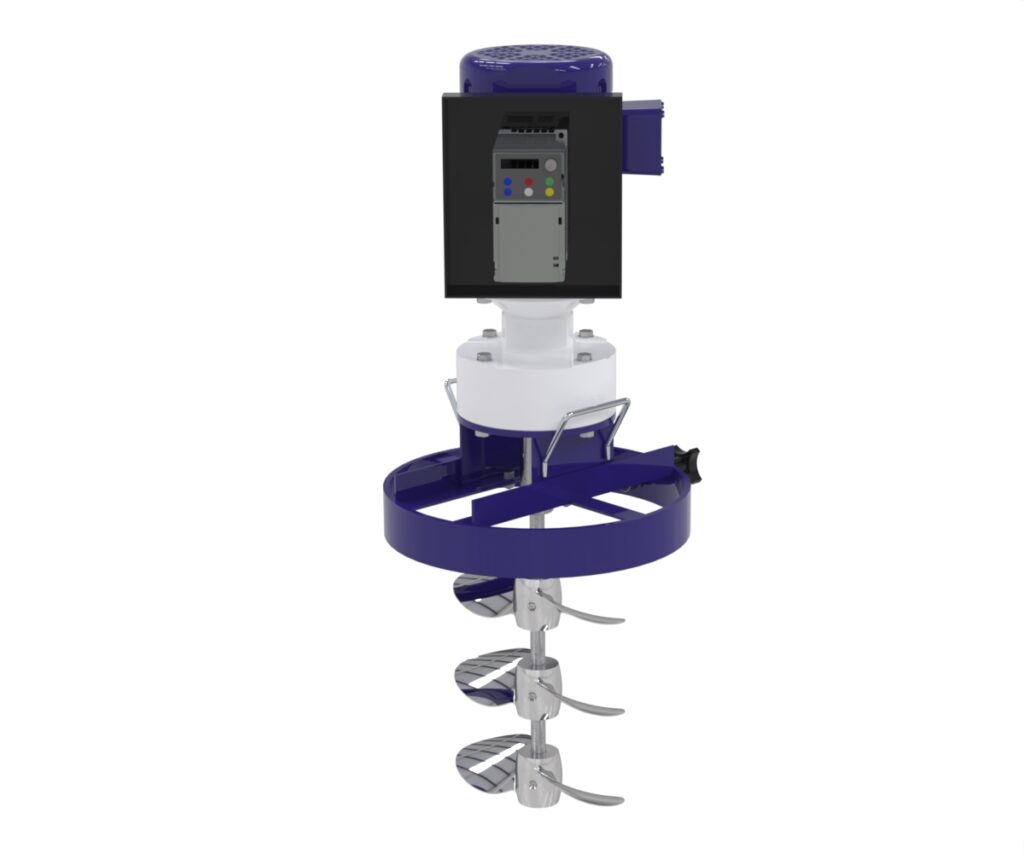 1 HP Variable Speed Heavy Duty Ring Mount Pail Mixer | IMC Mixers